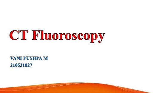 Helical and Multislice CT | PPT