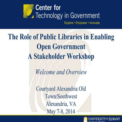 The Role of Public Libraries in Enabling Open Government: Definitions ...