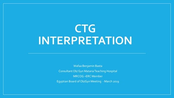 Cardiotocography | PPT