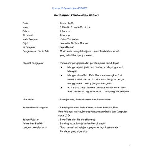 Cth rph assure__kajian_tempatan | PDF