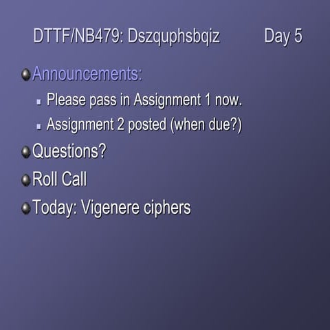 CTI.Vigenir Cipher.pptx | Free Download