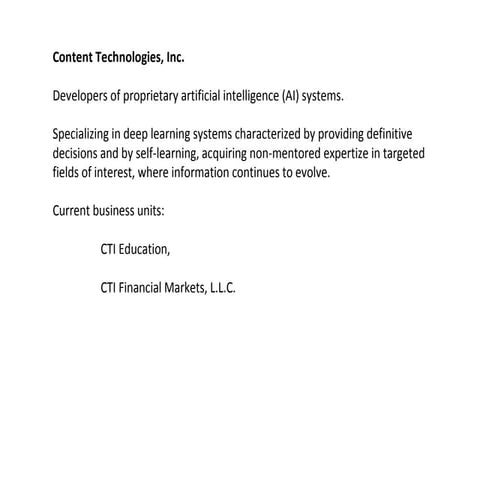 Artificial Intelligence in Financial Trading and Education | PPS | Stocks and Bonds | Personal ...