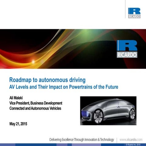 Roadmap to Future Roads | PPSX