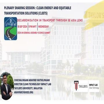 Clean Energy Transition for transportation Decarbonization | PDF