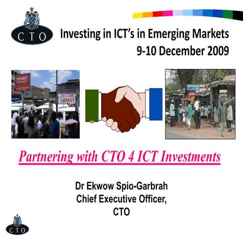 CTO CEO-Investing In ICTs-09-12-09 | PDF
