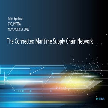 INTTRA CTO Presentation Maritime Connectivity Singapore 2018 (INTTRA ...