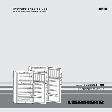 Nevera LIEBHERR CTP3316 | PDF