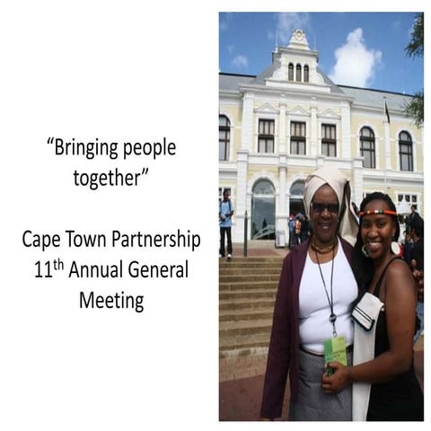 One Cape 2040 Process to finalise the vision | PPTX
