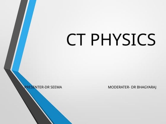 Components of ct | PPT
