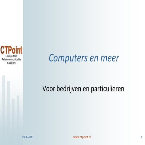 CTPoint Computer-service en Trainingen Presentatie | PPTX