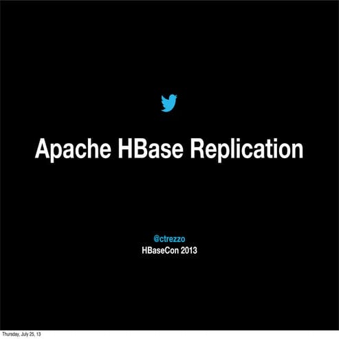 Hbase Replication Ppt 