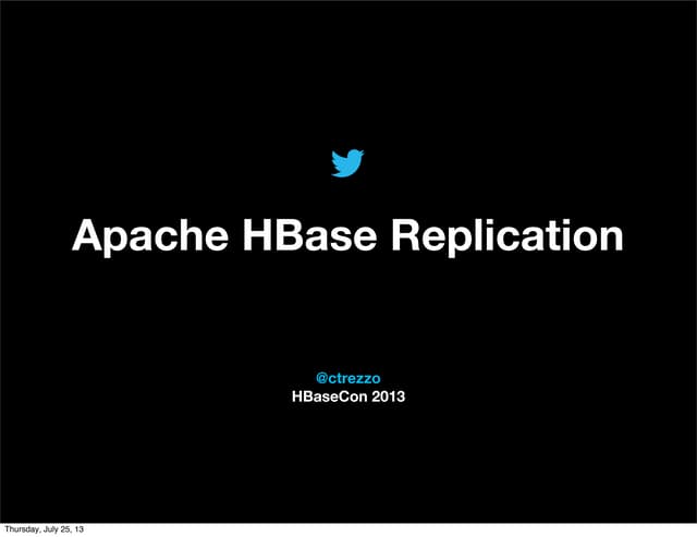 Hbase Replication Ppt