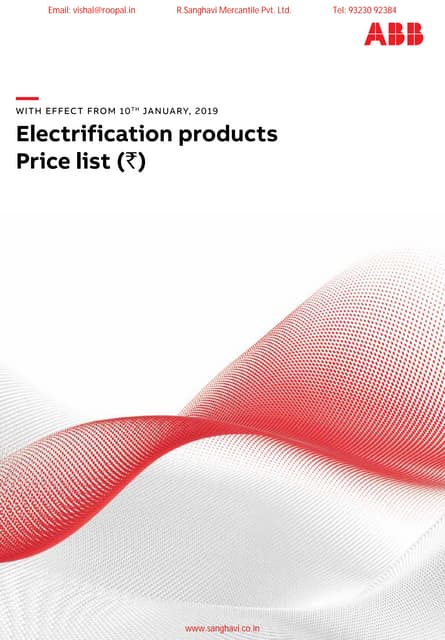 ABB Price List -2019..pdf