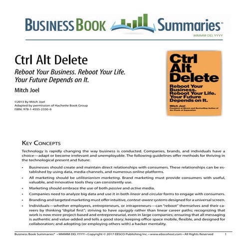 Business Book Summary | PDF