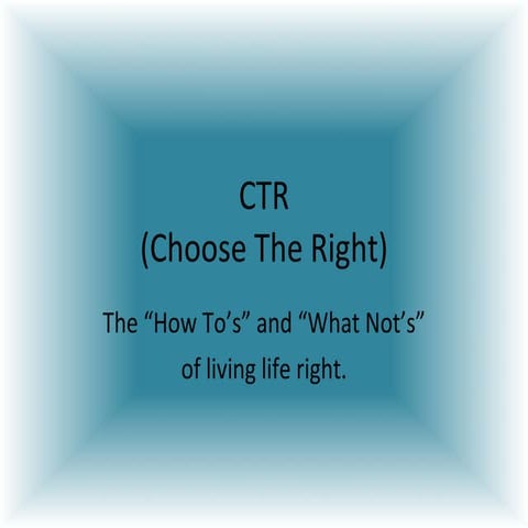 Ctr slideshow | PPT