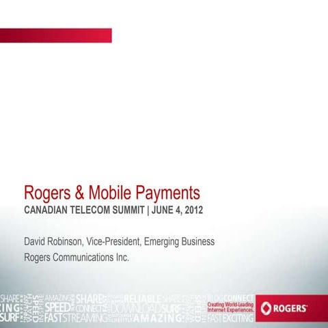 CTS 2012: Rogers & Mobile Payments | PPTX