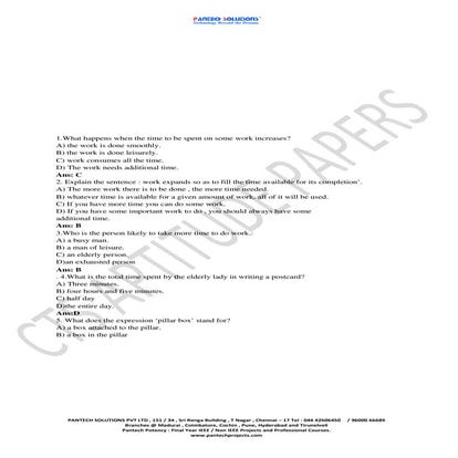 Cts aptitude questio papers | PDF