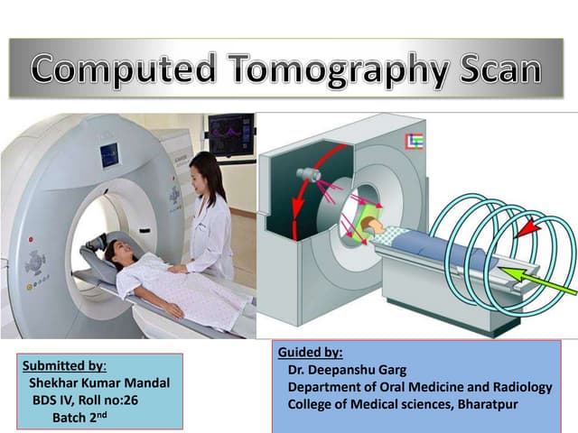Components of CT Scan Machine