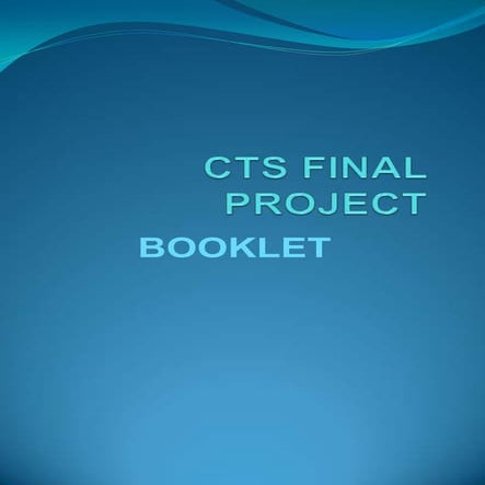 Cts final project | PPTX
