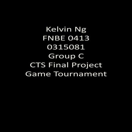 CTS Final Project | PDF