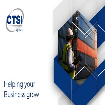 CTSI Logistics Company Profile 2020 | PPTX