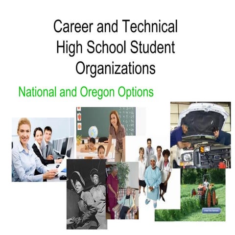 Career and Technical Student Organizations | PPT