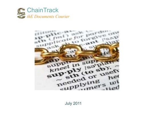 Chaintrack Sys presentations