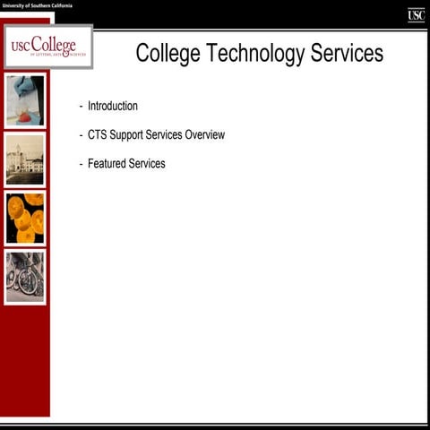College Technology Services (CTS) - Services Overview | PPT | IT and Internet Support | Internet