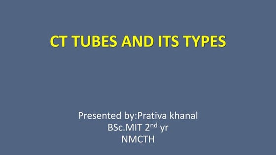 Components of ct | PPT