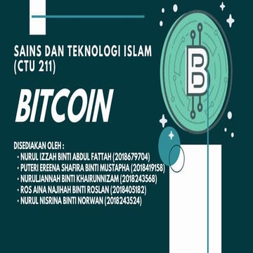 Bitcoin (CTU211) | PPTX