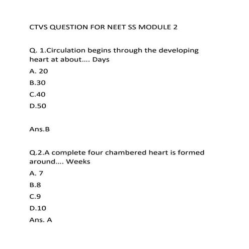Ctvs question for neet ss module 2 (1) | PDF