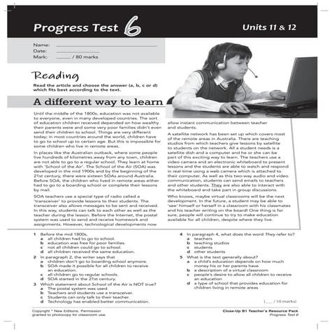 CU-PR-TEST6.pdf test 6 close up b1 za sredno | PDF