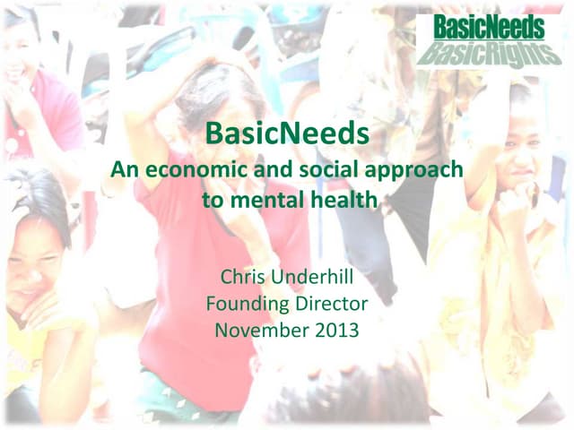 Basic needs approach | PPTX