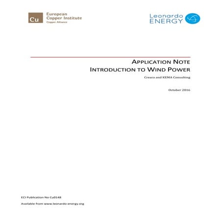 Wind power: introduction | PDF