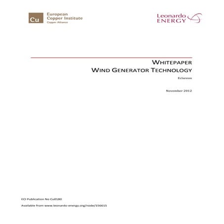 Whitepaper - Wind Generator Technology | PDF