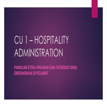 CU 1 – HOSPITALITY ADMINISTRATION 1.pptx