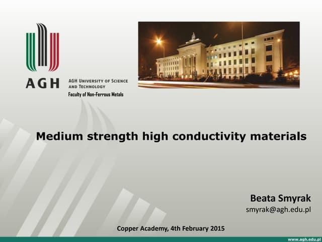 Physical Properties of Copper | PPTX