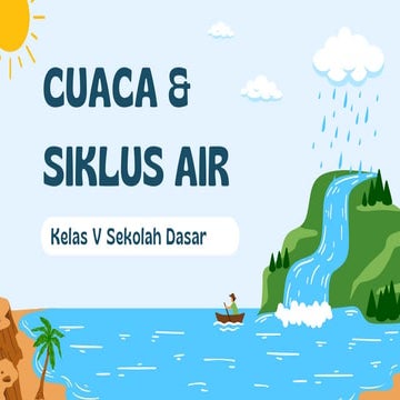 Cuaca dan SIklus Air Presentasi Pendidikan IPAS Hijau dan Biru Ilustrasi.pdf