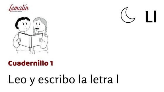 08 la letra l material de aprendizaje | PDF