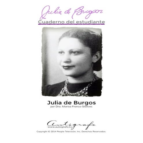 Cuaderno estudiante-julia-de-burgos | PDF