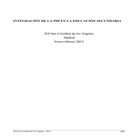 Cuaderno curso pdi | PDF