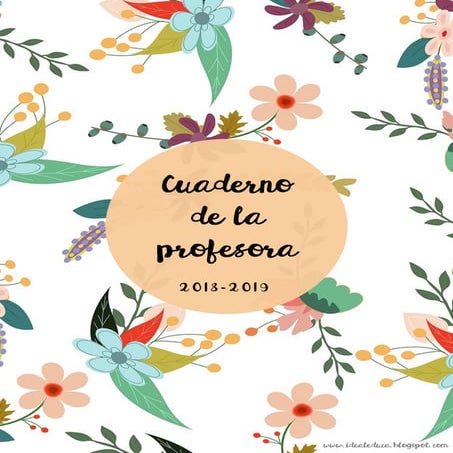 Cuaderno de la profesora modelo 1 | PDF