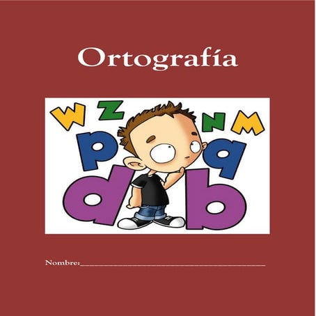 Cuaderno de Ortografía | PDF