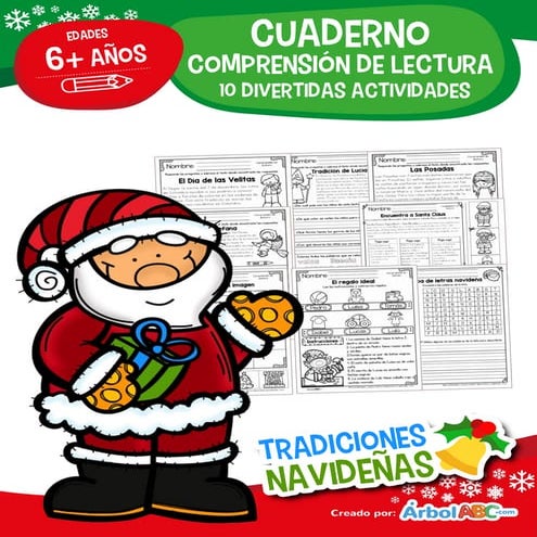 Hojas De Trabajo Navideñas Para Tercer Grado 10 MANUALIDADES PARA