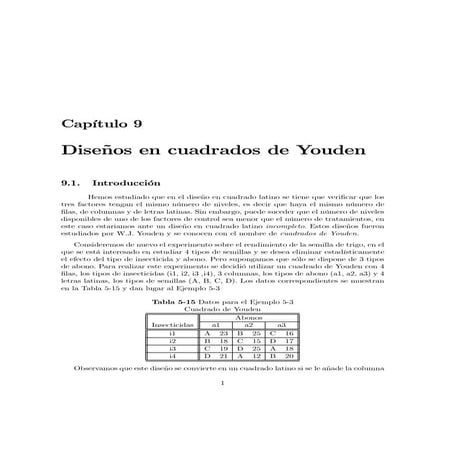 Cuadrados youden | PDF