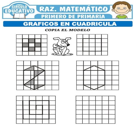 cuadricula primer grado para colorear 1e | DOC