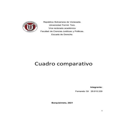 Cuadro de economia | DOCX