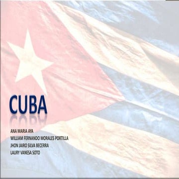 REPUBLICA DE CUBA Y SUS RIQUEZAS CULTURALES. | PPTX