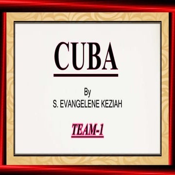 Cuba | PPTX