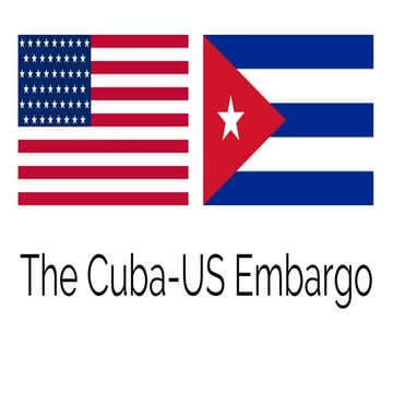 Cuba-US embargo | PPTX